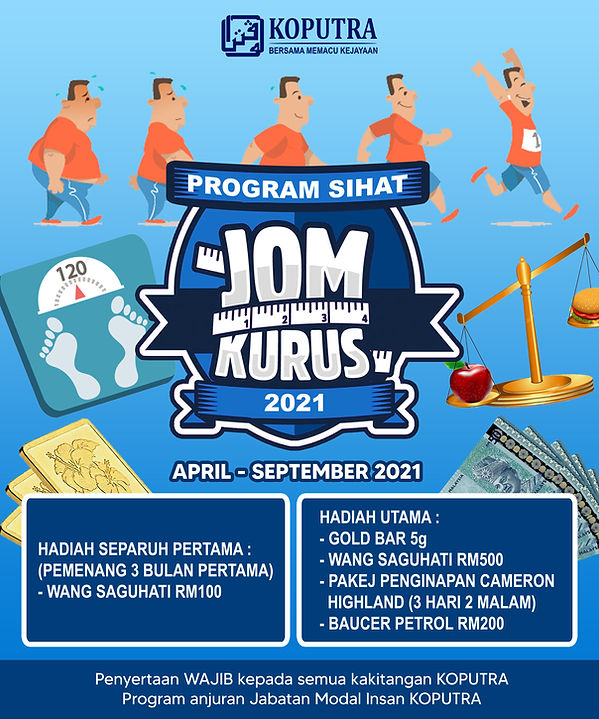 Program Sihat, Jom Kurus 2021 | koputra